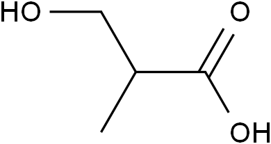 2068-83-9 3-Hydroxy-2-methylpropanoic acid KingDraw Pedia